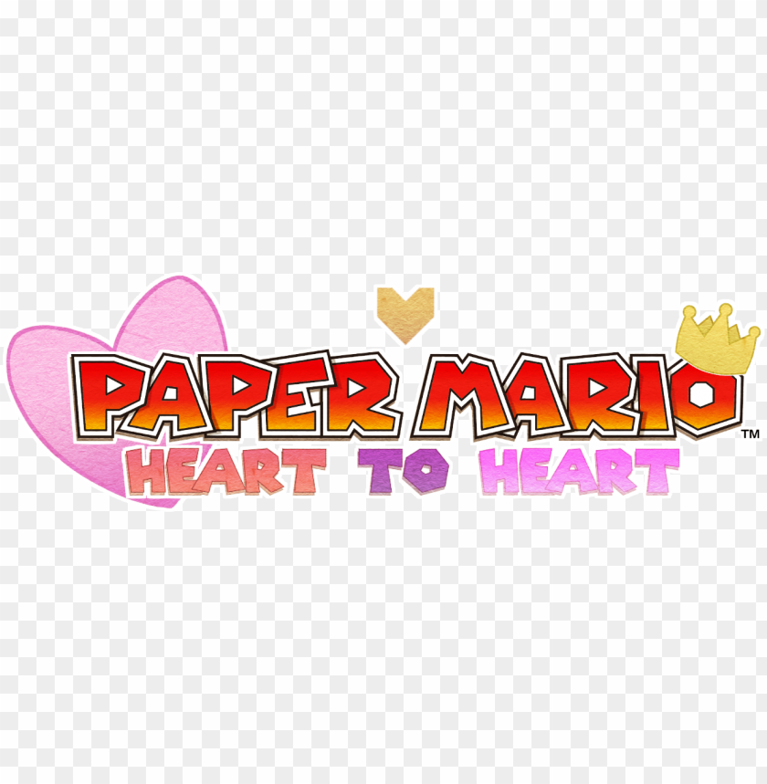 Download aper mario heart to heart - paper mario png - Free PNG Images ...