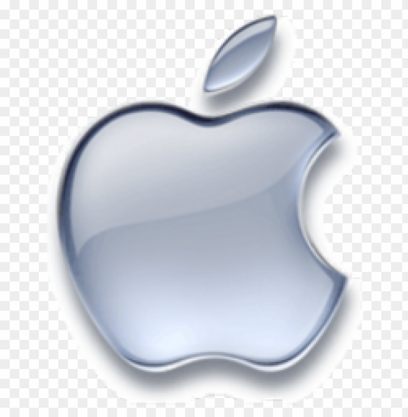 Free download | HD PNG blue apple logo with depth effect | TOPpng