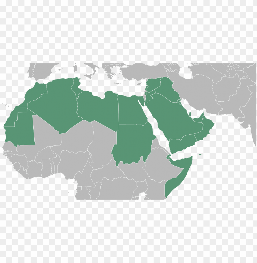 Free download | HD PNG arab world blank map of arab world PNG ...