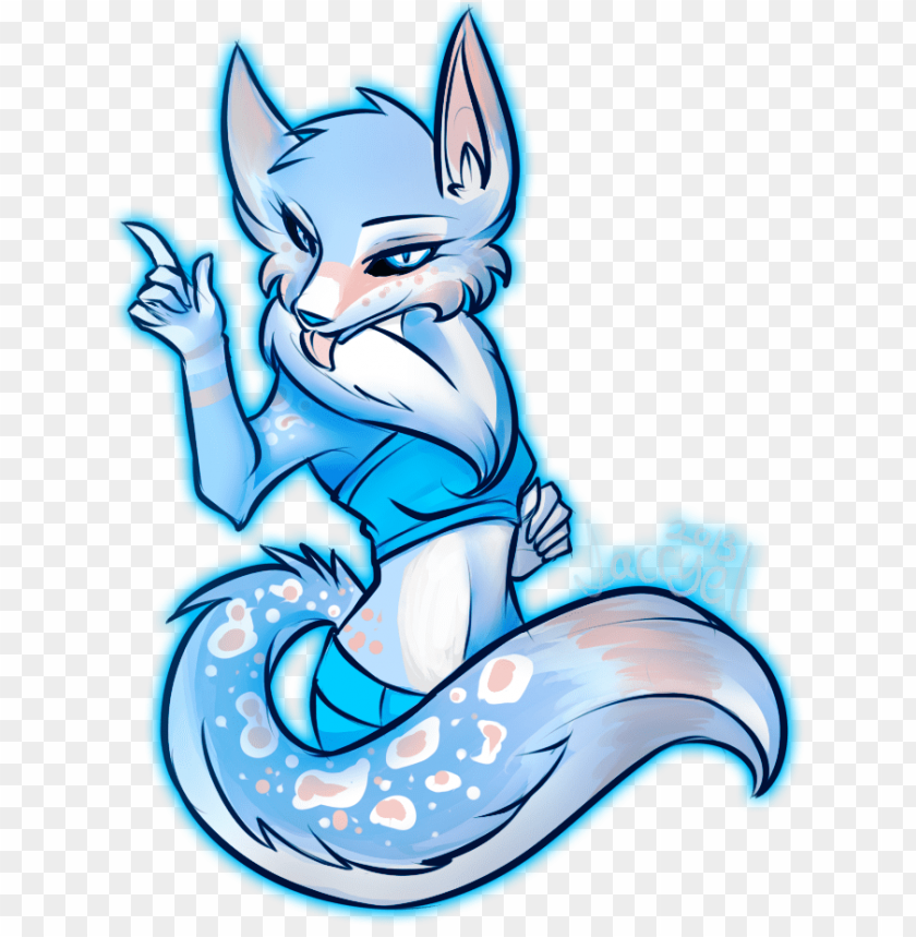 Free download | HD PNG blue mystic arctic fox character transparent ...