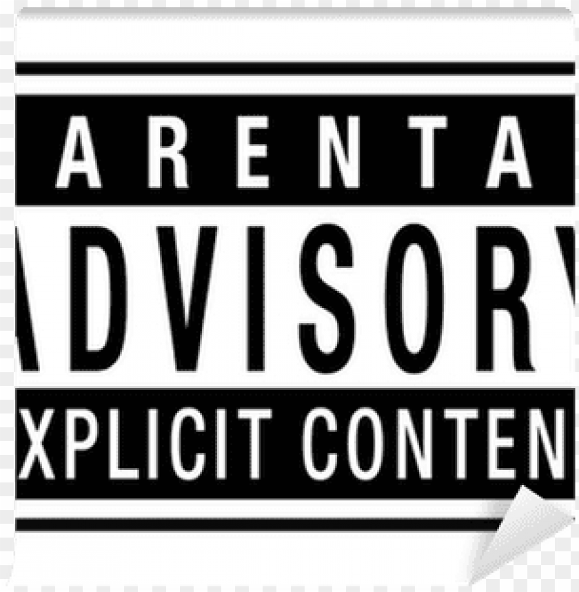 Free download | HD PNG arental advisory sticker PNG transparent with ...