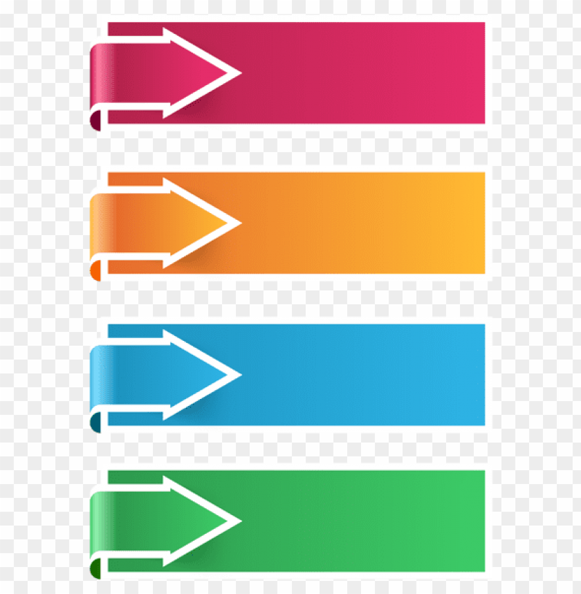 Free download | HD PNG arrow banner set clipart png photo - 55566 | TOPpng