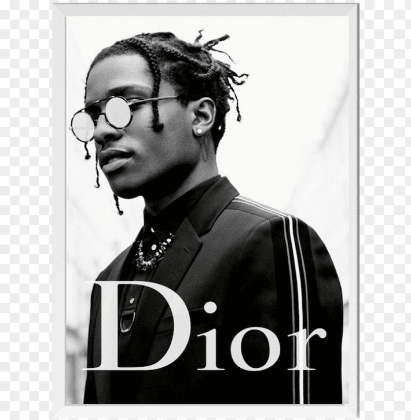 Free download | HD PNG asap rocky dior poster PNG transparent with ...