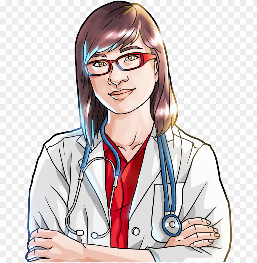 Free download | HD PNG asian female doctor asian female doctor cartoo ...