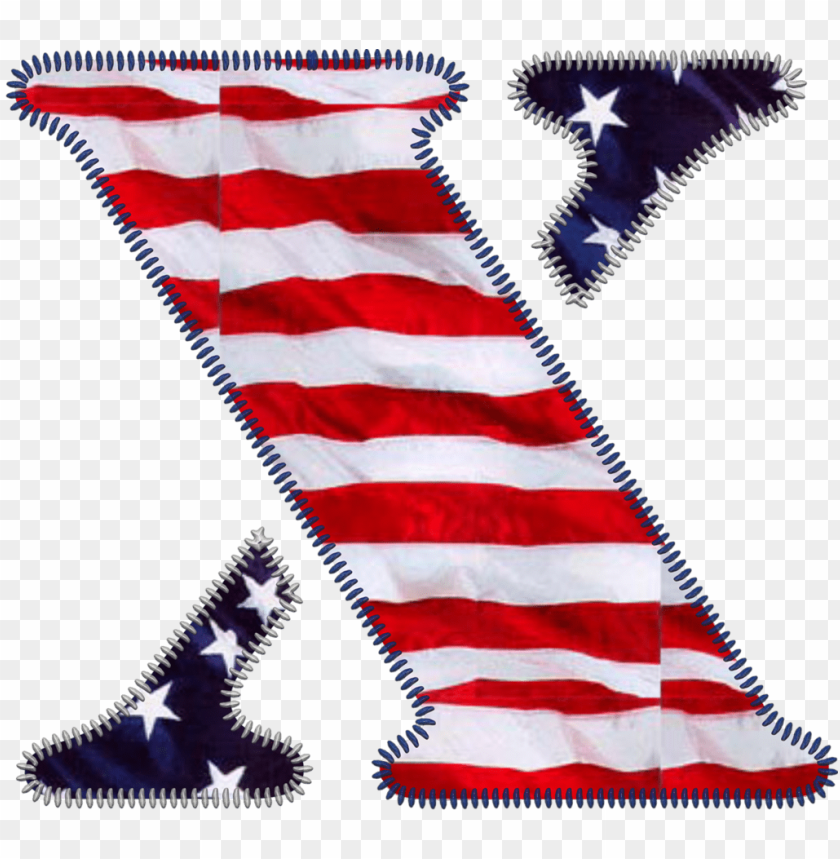 Free download | HD PNG atriotic letter x flag of the united states PNG ...