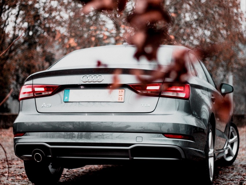 Free download | HD PNG audi a3 audi rear view silver defoliation 4k ...