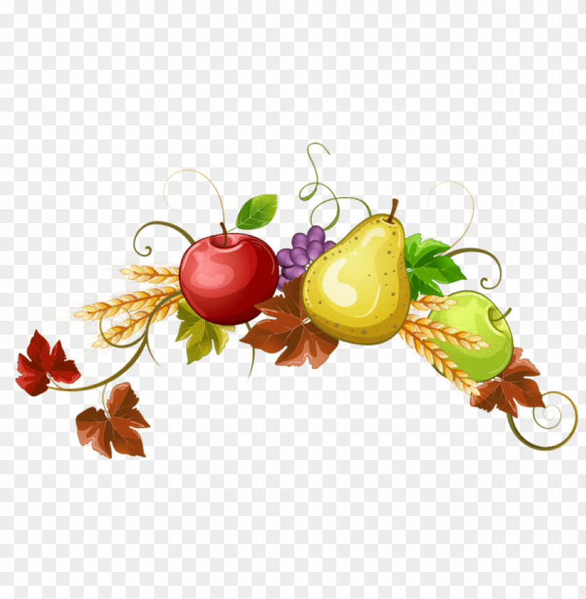 Free download | HD PNG autumn fruits decoration clipart png photo ...