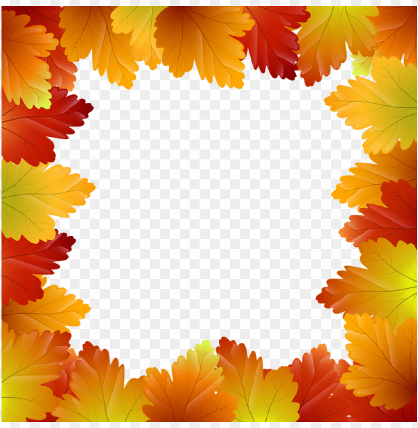 Free download | HD PNG autumn leaves border frame clipart png photo ...