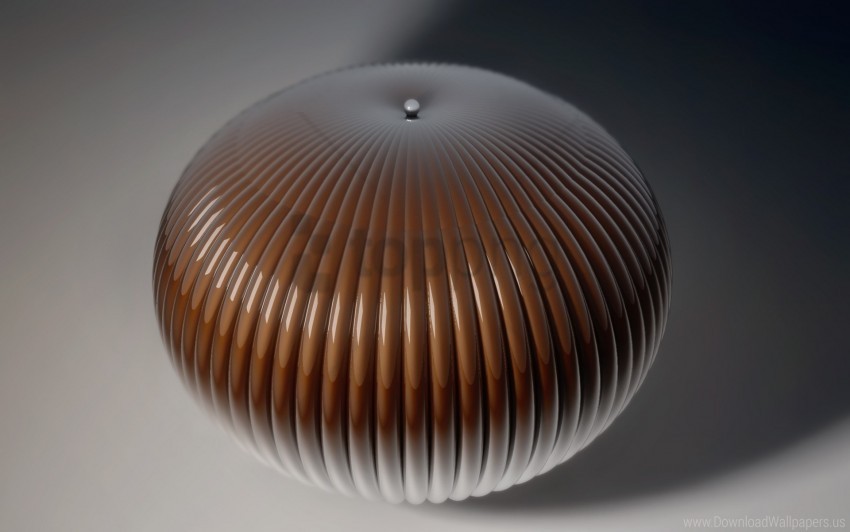 Free download | HD PNG ball brown form line ribbed wallpaper background ...