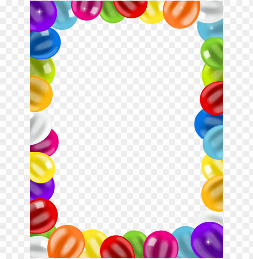 Free download | HD PNG balloon border frame for celebrations png images ...