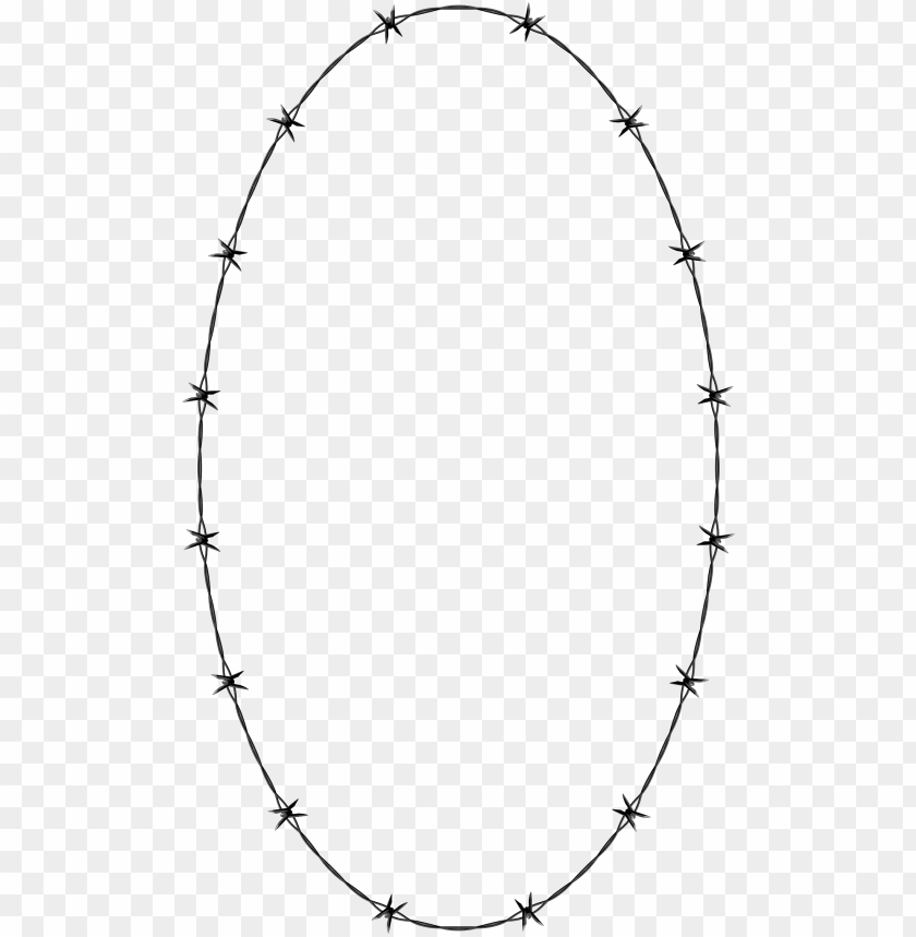 Free download | HD PNG oval barbed wire frame png clipart png photo ...