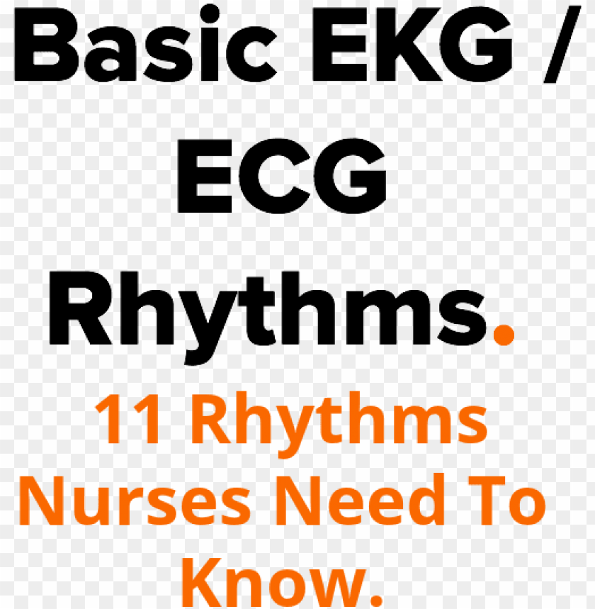 Free download | HD PNG basic ekg ecg rhythms nursi PNG transparent with ...