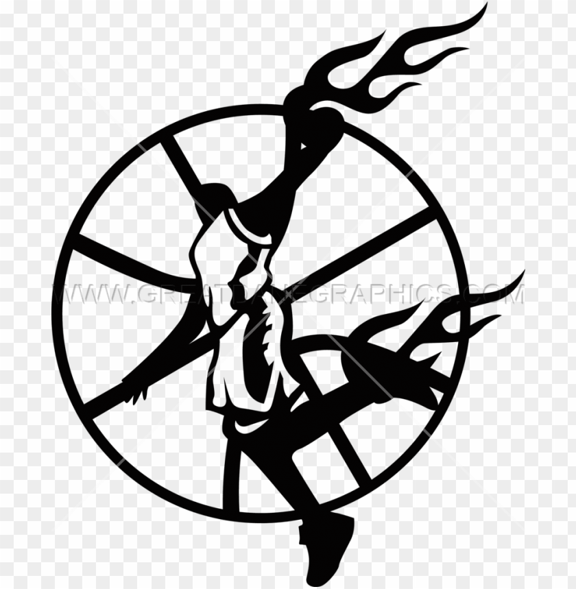 Free download | HD PNG basketball fire dunk dunking basketball on fire ...