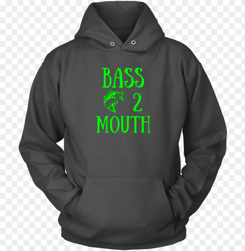 Free download | HD PNG bass 2 mouth mens funny bass fishing hoodies ...