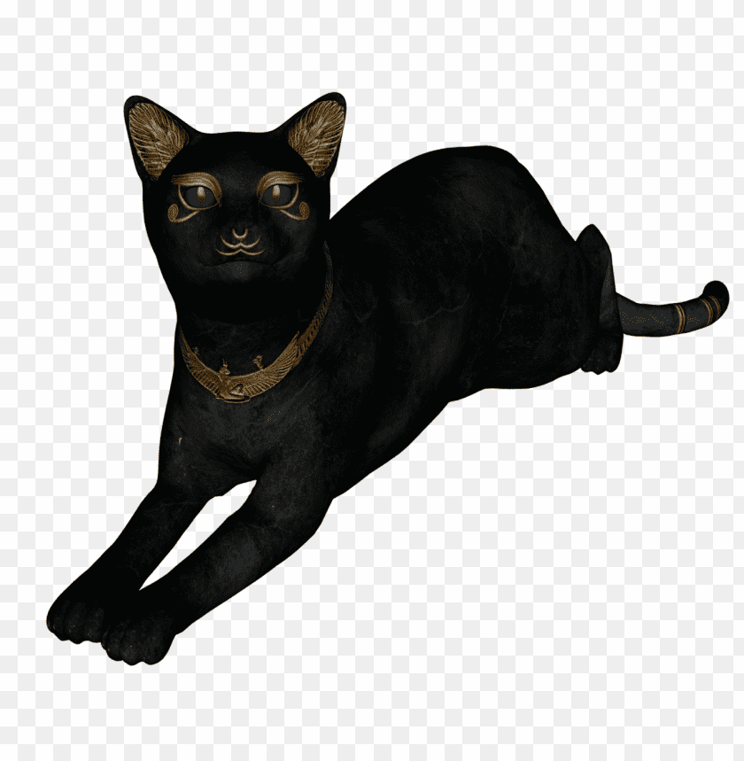 Free download | HD PNG Transparent PNG image Of resting bastet cat png ...