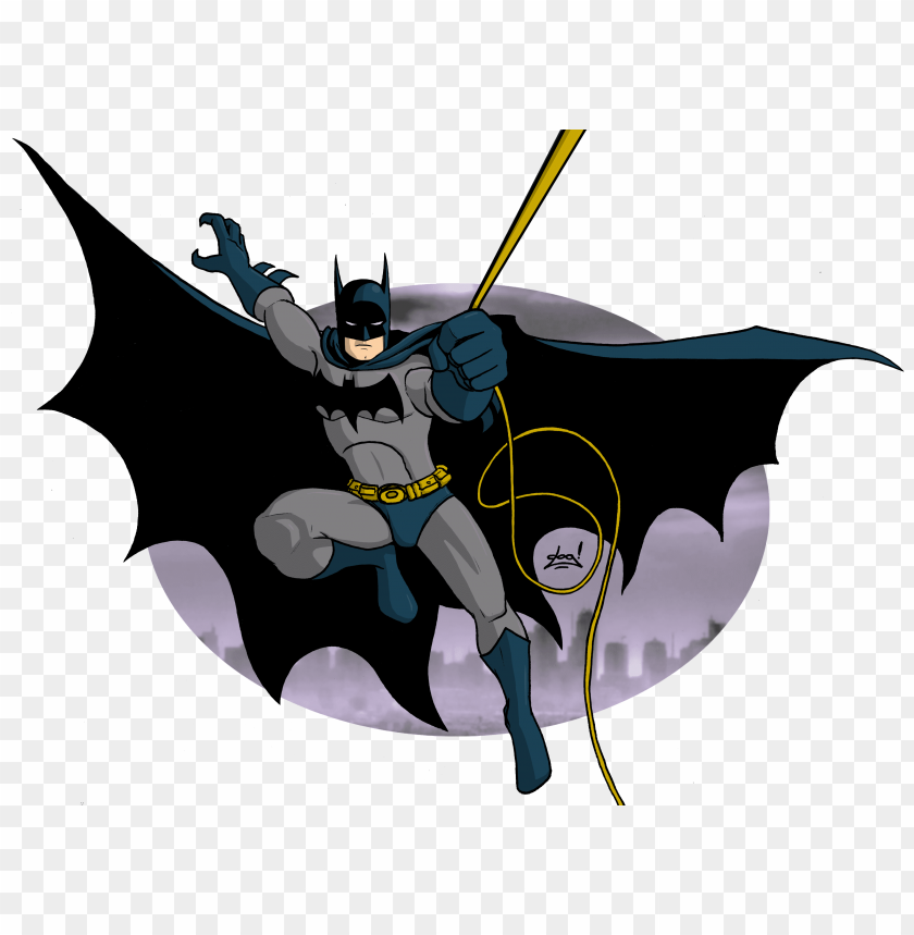 Free download | HD PNG batman with grappling hook comic style clipart ...