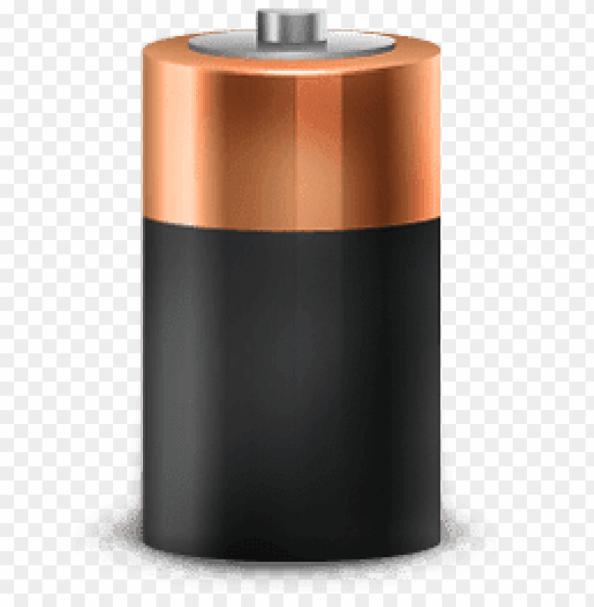 Free download | HD PNG large black and copper battery | TOPpng