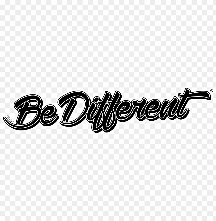Free download | HD PNG be different magazine calligraphy PNG ...