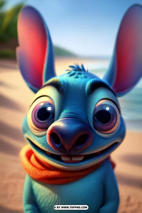 Free download | HD PNG beach bum stitch relaxing by the ocean hd ...