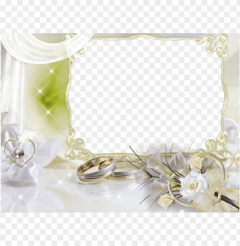 Free download | HD PNG beautiful soft wedding transparent frame ...