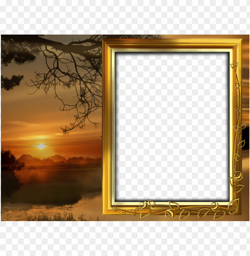 Free download | HD PNG beautiful sunsetframe background best stock ...