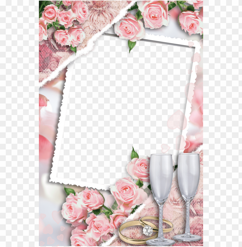 Free download | HD PNG beautiful transparent wedding photo frame ...