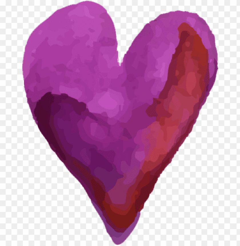 Free download | HD PNG beautiful watercolor heart stickers messages ...