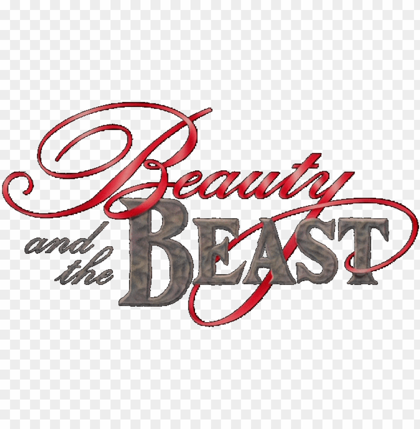 Free download | HD PNG beauty and the beast logo disney PNG transparent ...