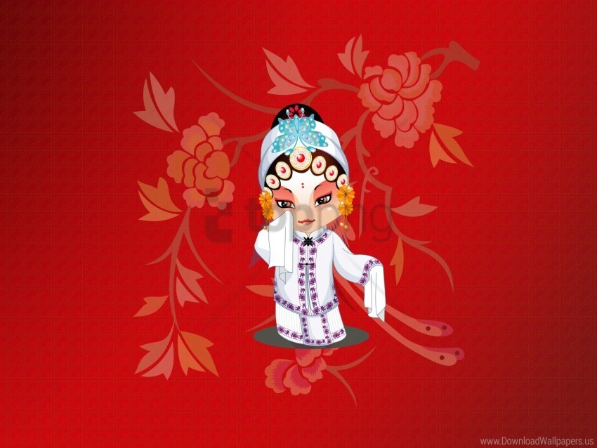 Free download | HD PNG beijing opera costume sadness sleeves wallpaper ...