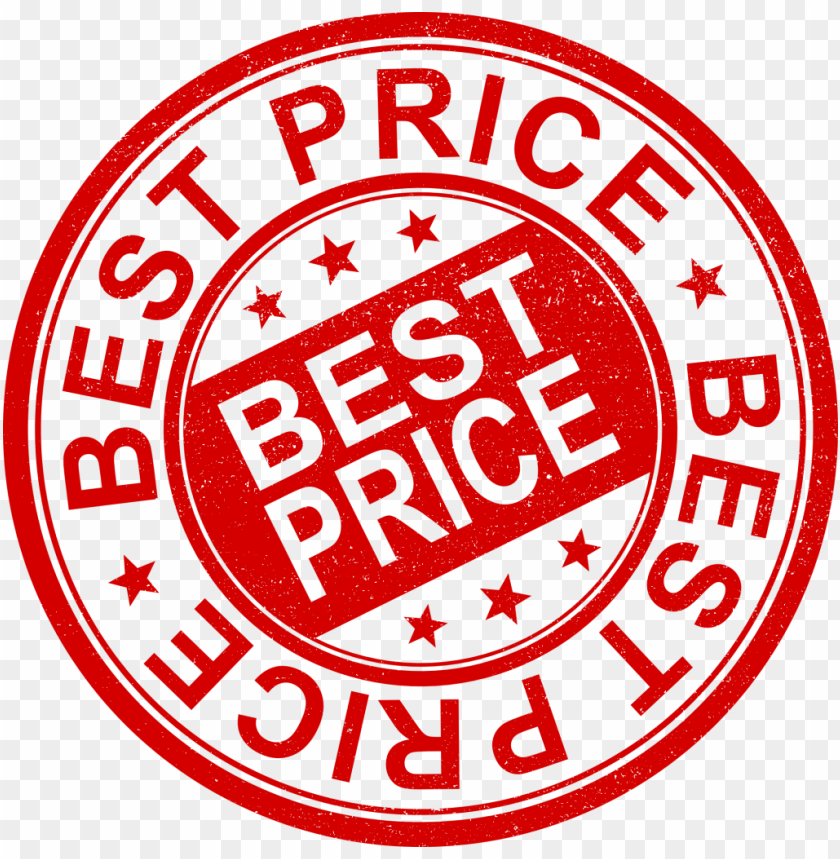 Free download | HD PNG circular best price stamp with stars in bold red ...