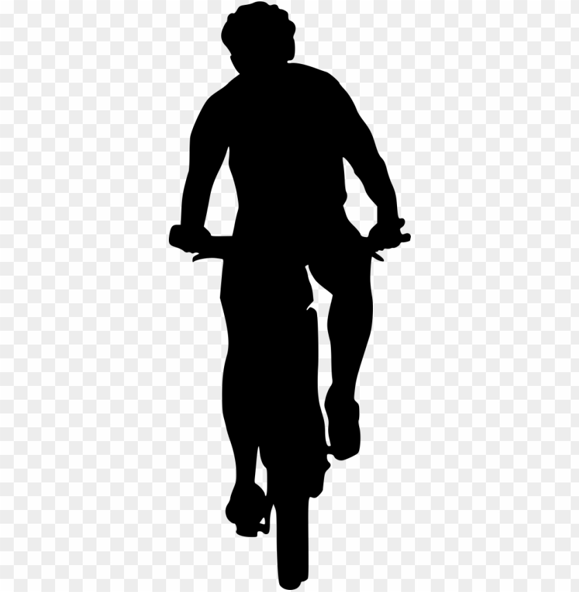 Free download | HD PNG Transparent silhouette of a cyclist riding a ...