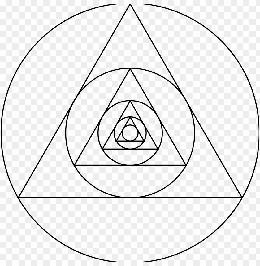 Free download | HD PNG big image triangle and circle sacred geometry ...