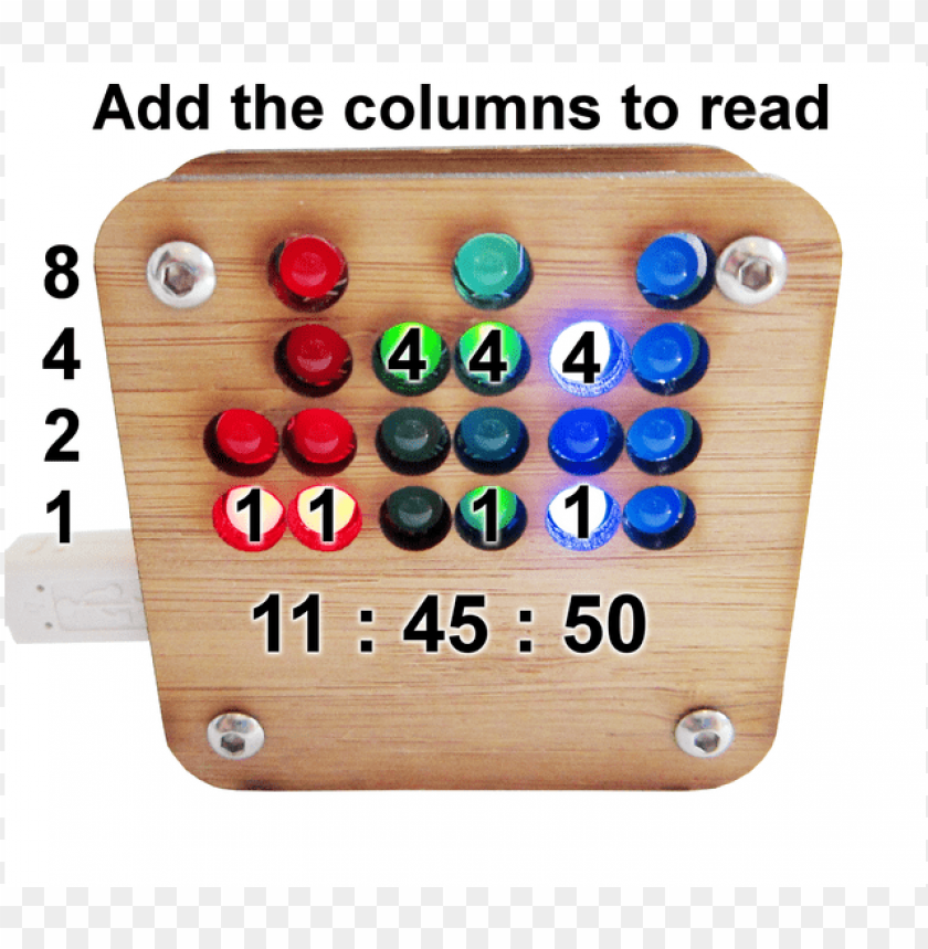 Free download | HD PNG binary clock PNG transparent with Clear ...