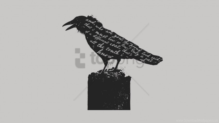 Free download | HD PNG bird crow letters wallpaper background best ...