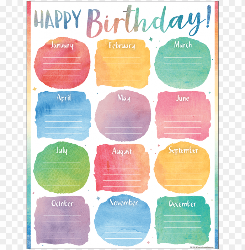 Free download | HD PNG birthday chart pink PNG transparent with Clear ...