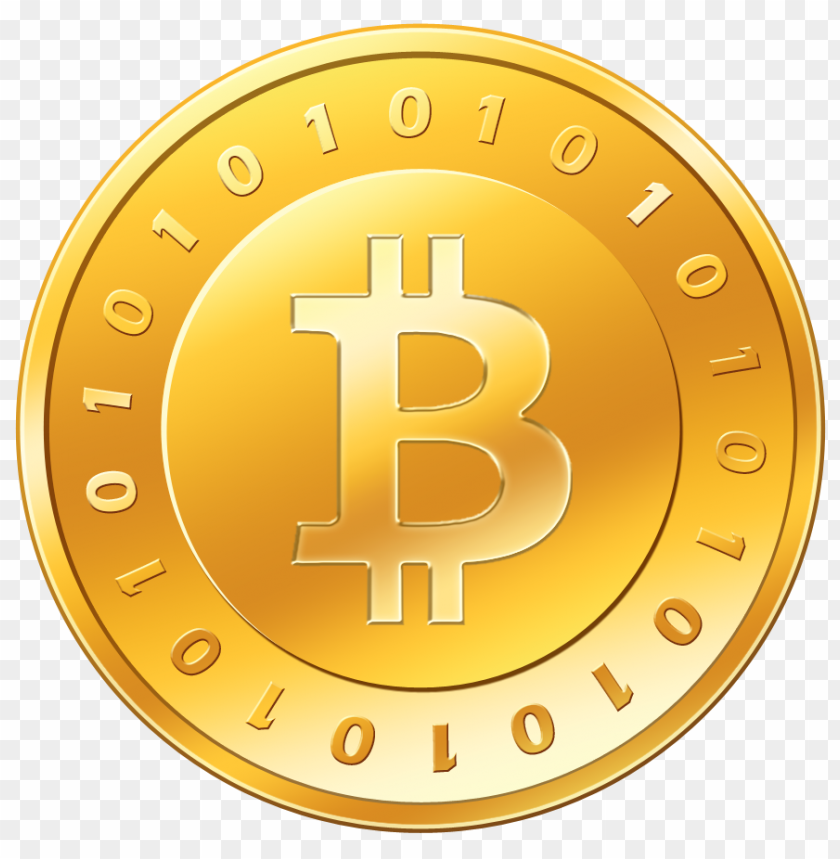 Free download | HD PNG flat gold bitcoin symbol badge | TOPpng