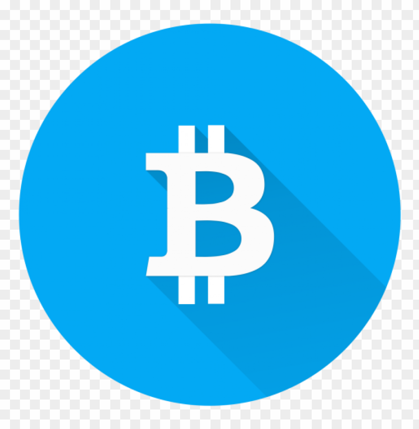 Free download | HD PNG bitcoin logo on blue background | TOPpng