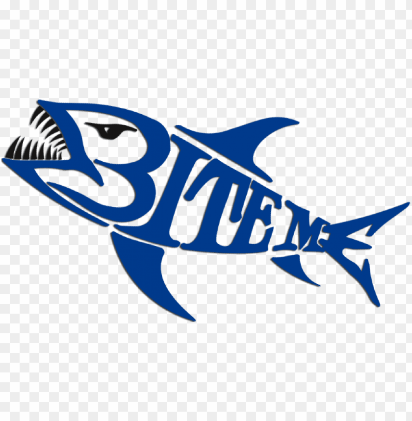 Free download | HD PNG bite me logo recreational fishi PNG transparent ...