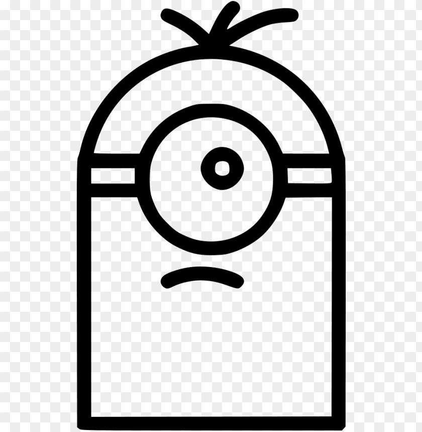 Free download | HD PNG black and white minion eye PNG transparent with ...