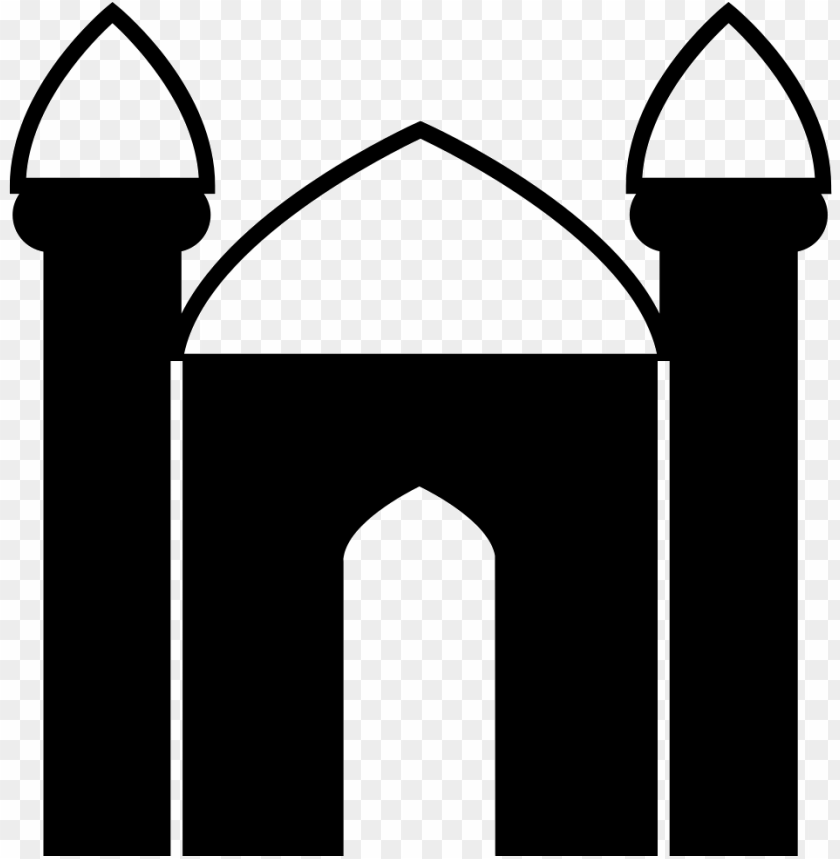 Free download | HD PNG black masjid islamic mosque sign icon PNG ...