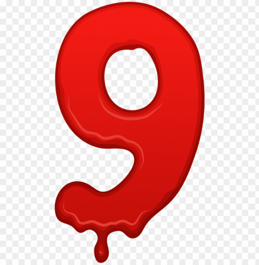 Free download | HD PNG bloody number nine clipart png photo - 51521 ...