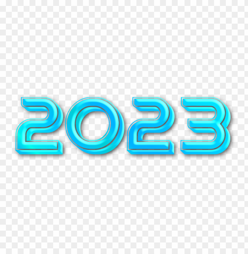Free download | HD PNG blue 2023 glossy text logo png photo - Image ID ...