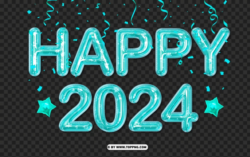 Free download | HD PNG blue 2024 with stars balloons styles image png ...