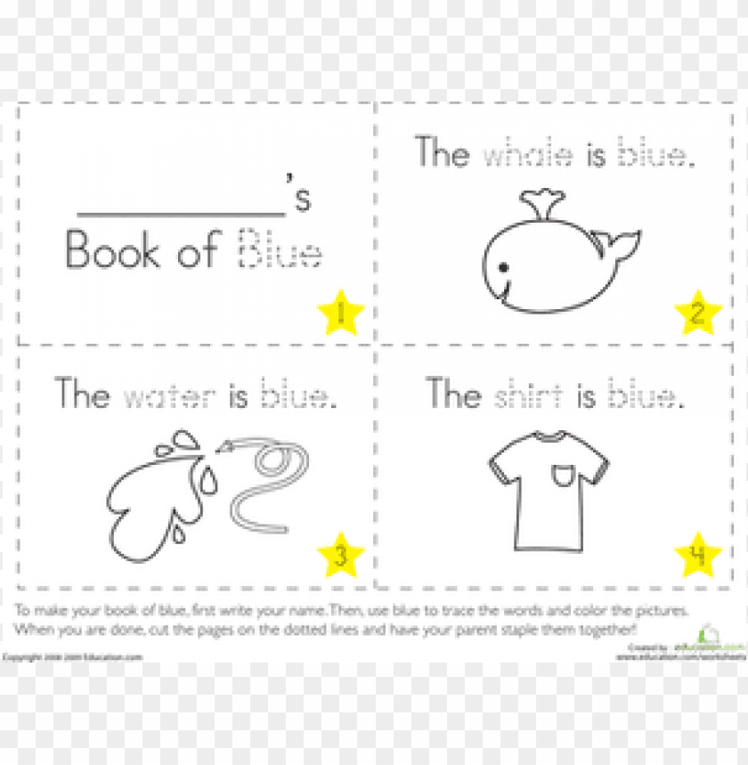 Free download | HD PNG blue color pages preschool coloring PNG ...