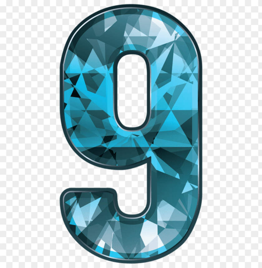 Free download | HD PNG blue crystal number nine clipart png photo ...