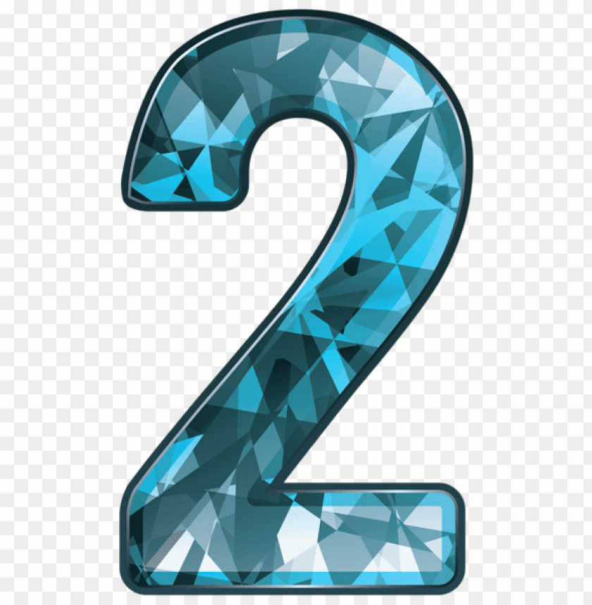 Free download | HD PNG blue crystal number two clipart png photo ...