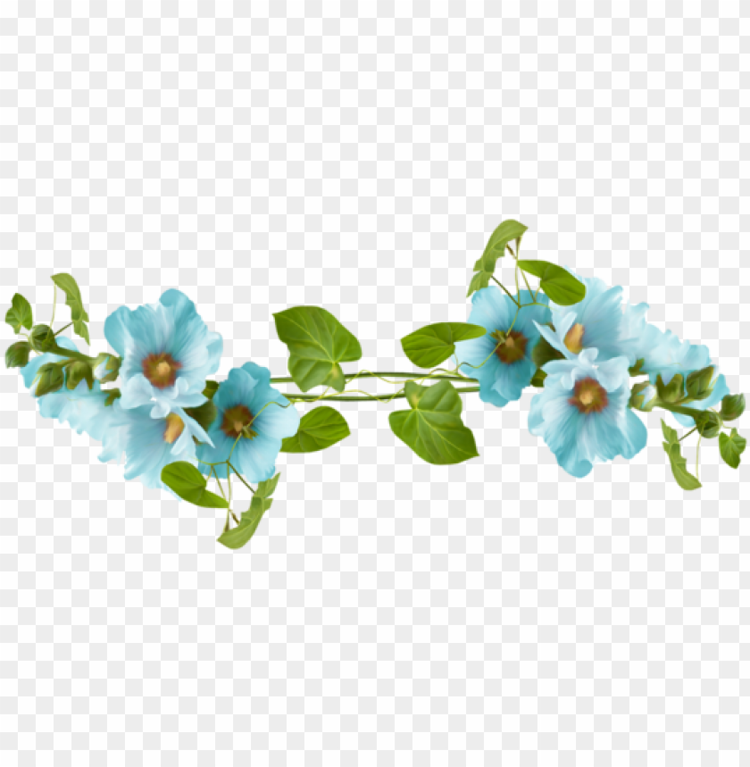 Free download | HD PNG blue flower divider PNG transparent with Clear ...