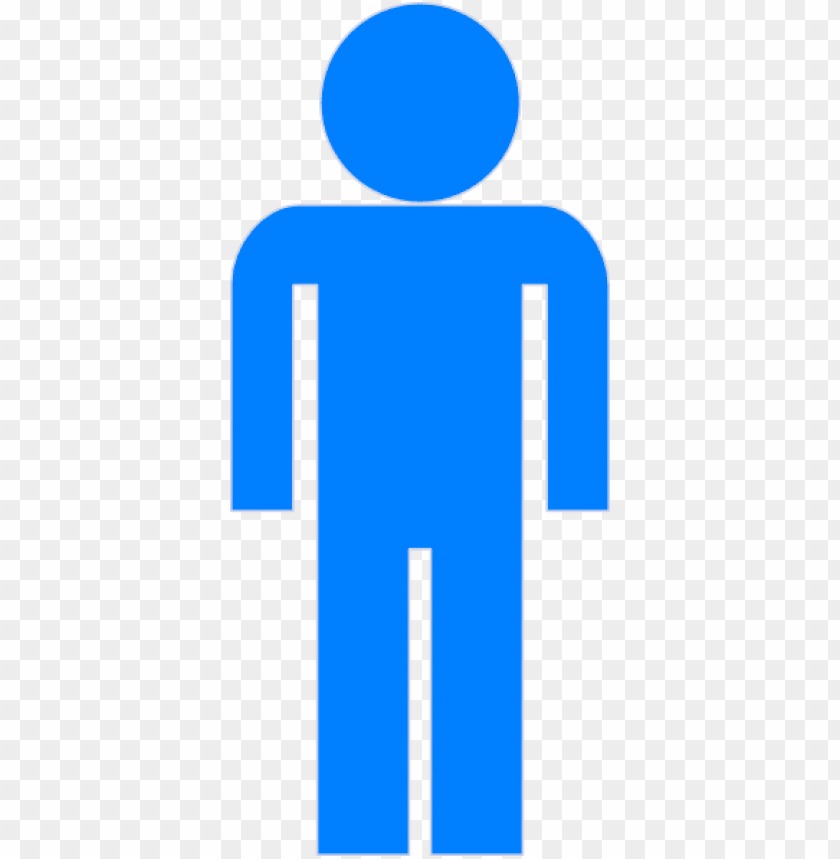 Free download | HD PNG blue man clipart clip art at clker boy bathroom ...