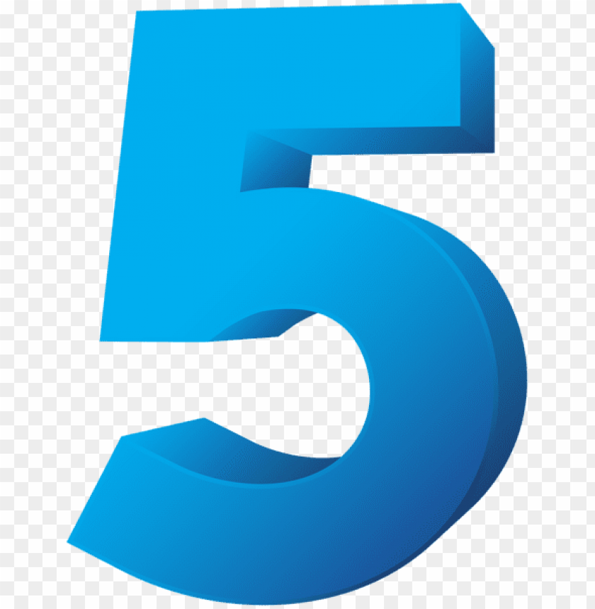 Free download | HD PNG blue number five transparent clipart png photo ...