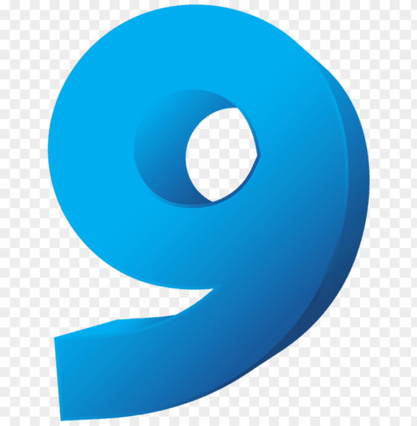 Free download | HD PNG blue number nine transparent clipart png photo - 51730 | TOPpng